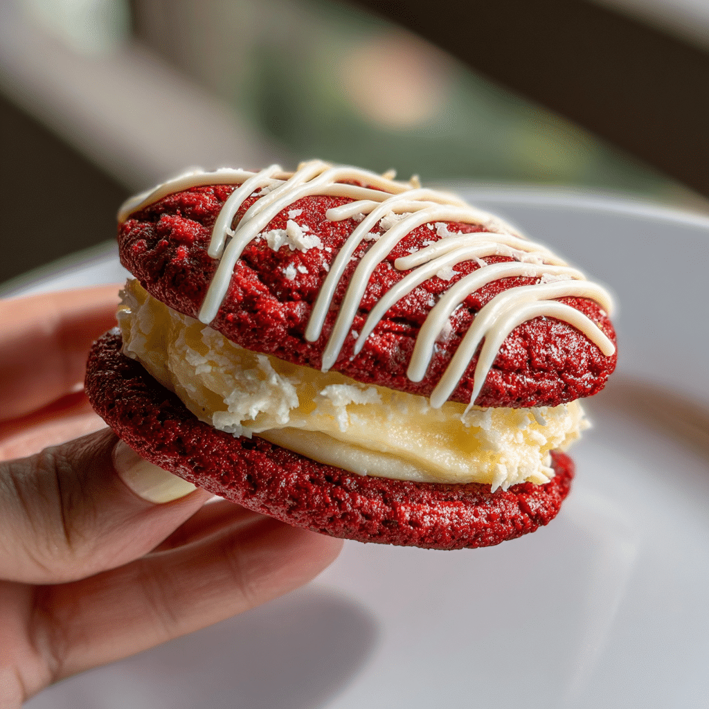 Red Velvet White Chocolate Cheesecake Cookies Recipe